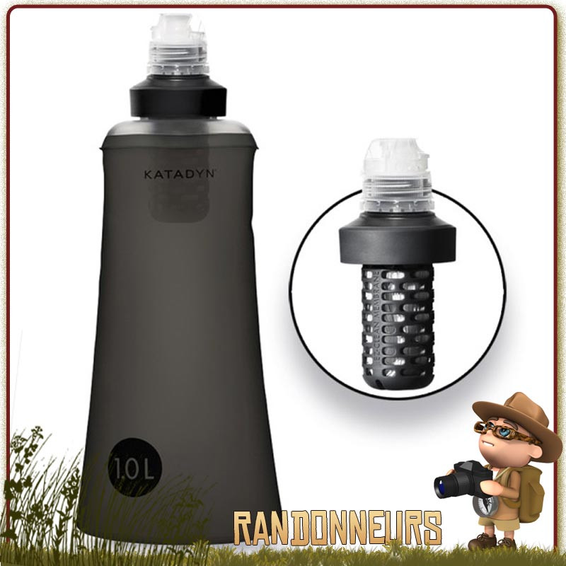 Gourde militaire Filtrante Tactical BEFREE 1 Litre Katadyn force armée